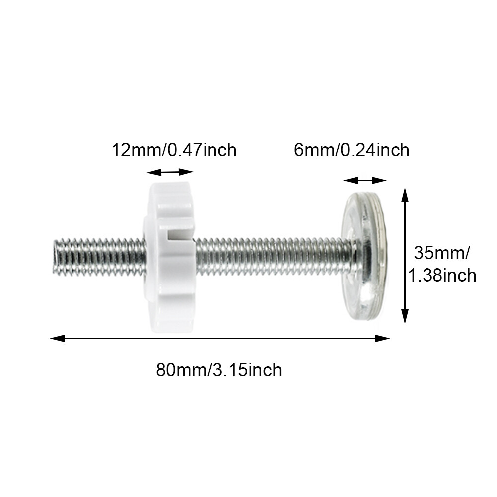 Threaded Spindle Rod Baby Gate Screw Pressure Mounted Universal ...