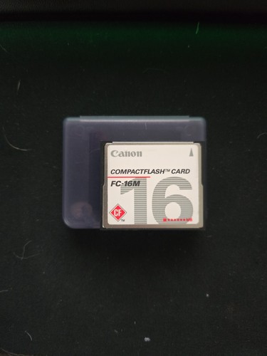 Canon 16MB FC-16M Compact Flash Digital Camera Memory Card With Case | eBay