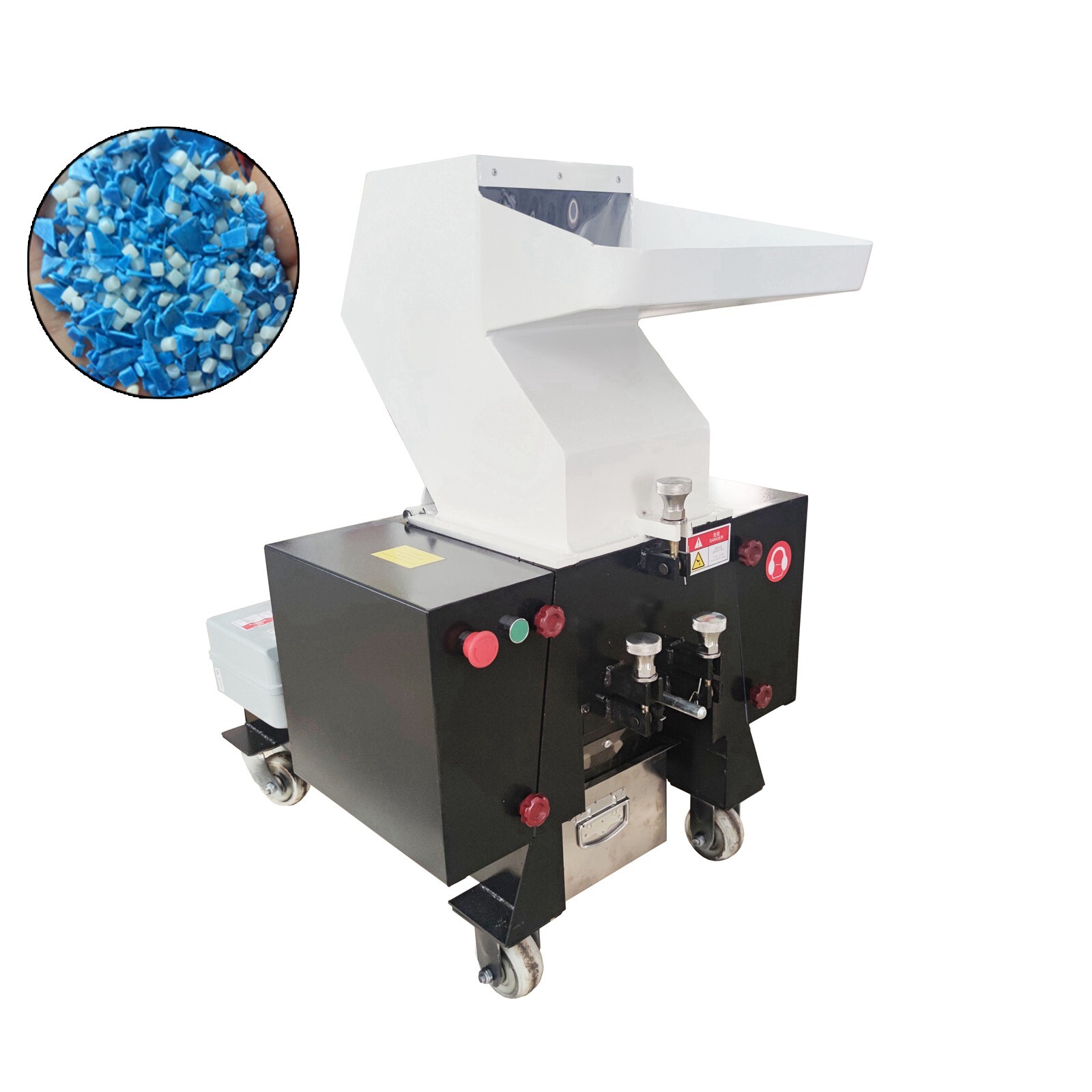 7.5KW Plastic Granulator Multi-Function Rubber Grinding Machine 3-Phase ...