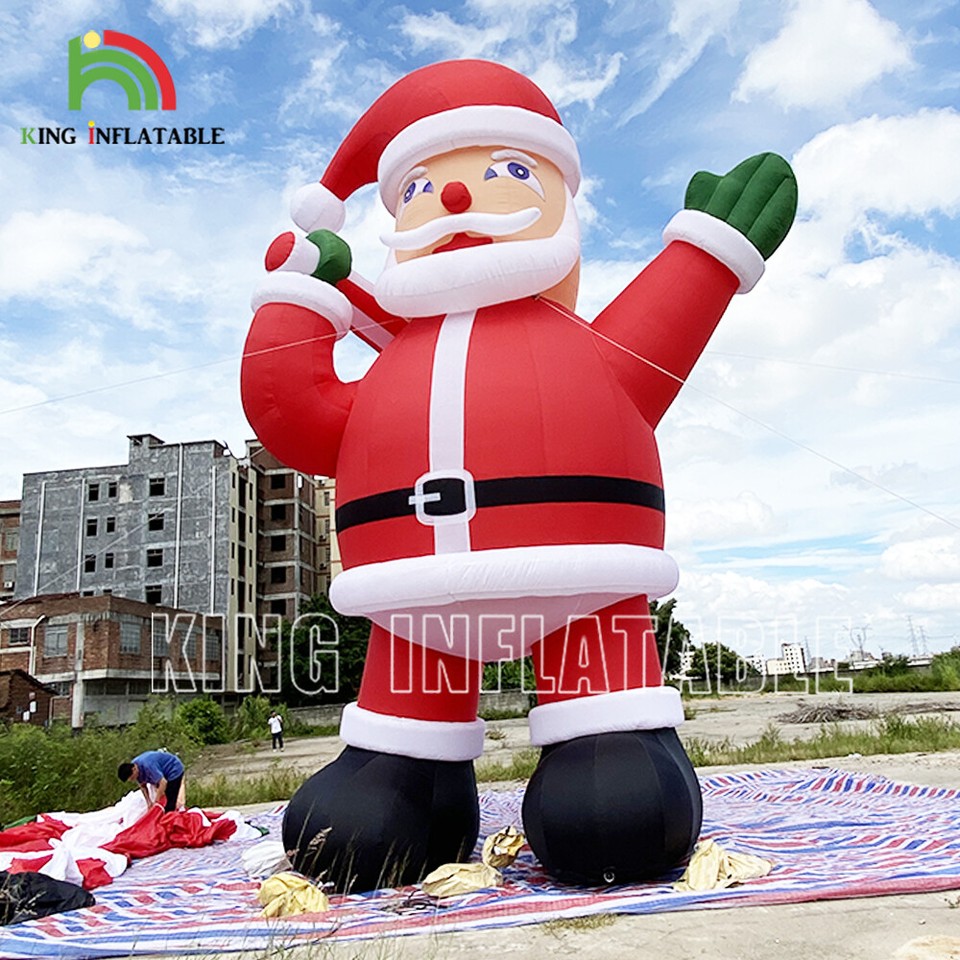 20FT 26FT 33FT Giant Inflatable Santa Claus Fit Outdoor Christmas ...