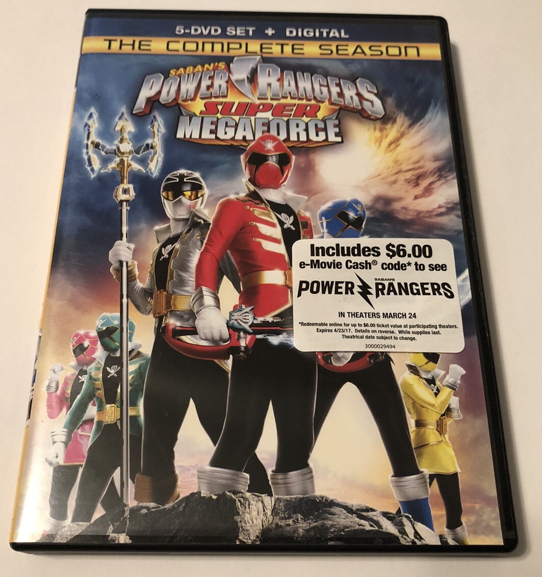 Power Rangers Super Megaforce: The Complete Season (DVD) - Read ...