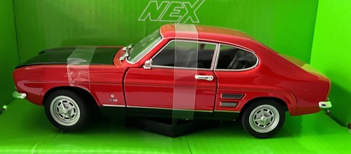 Ford Capri GT XLR 1600 mk1 1969, red with black bonnet, 1:24 scale ...