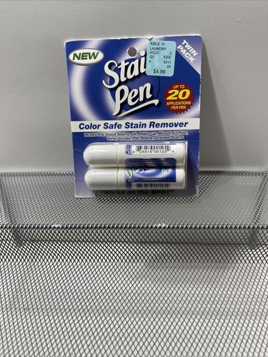 NEW 90s 2 Pk Stain Pen Color Safe Stain Remover 4 Fabric Instant All ...