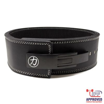 Strength Shop 13mm Lever Belt Embossed Logo Black - IPF Approved ...