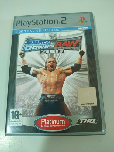 WWE Smackdown! Vs Raw 2007 Platinum - Playstation 2 Game For PS2 | eBay