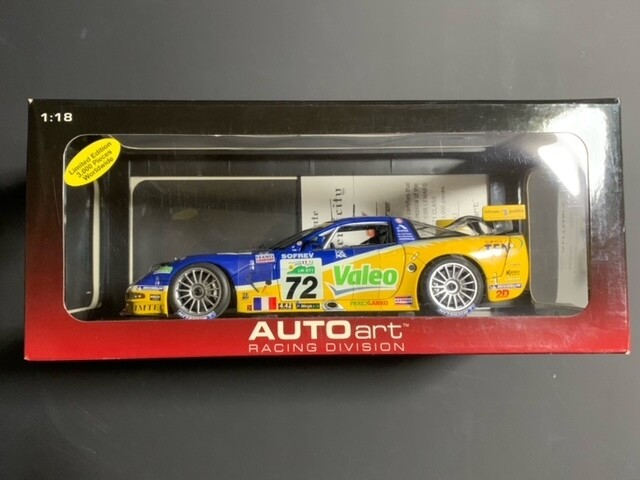 AUTOART RACING DIVISION 1 18 80605 CHEVROLET CORVETTE C5R LEMANS 2006 ...