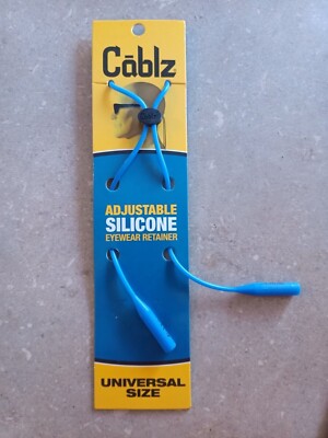 Cablz Silicone Lightweight Eyewear Retainer 16" Waterproof Black SIliconeBlk | eBay