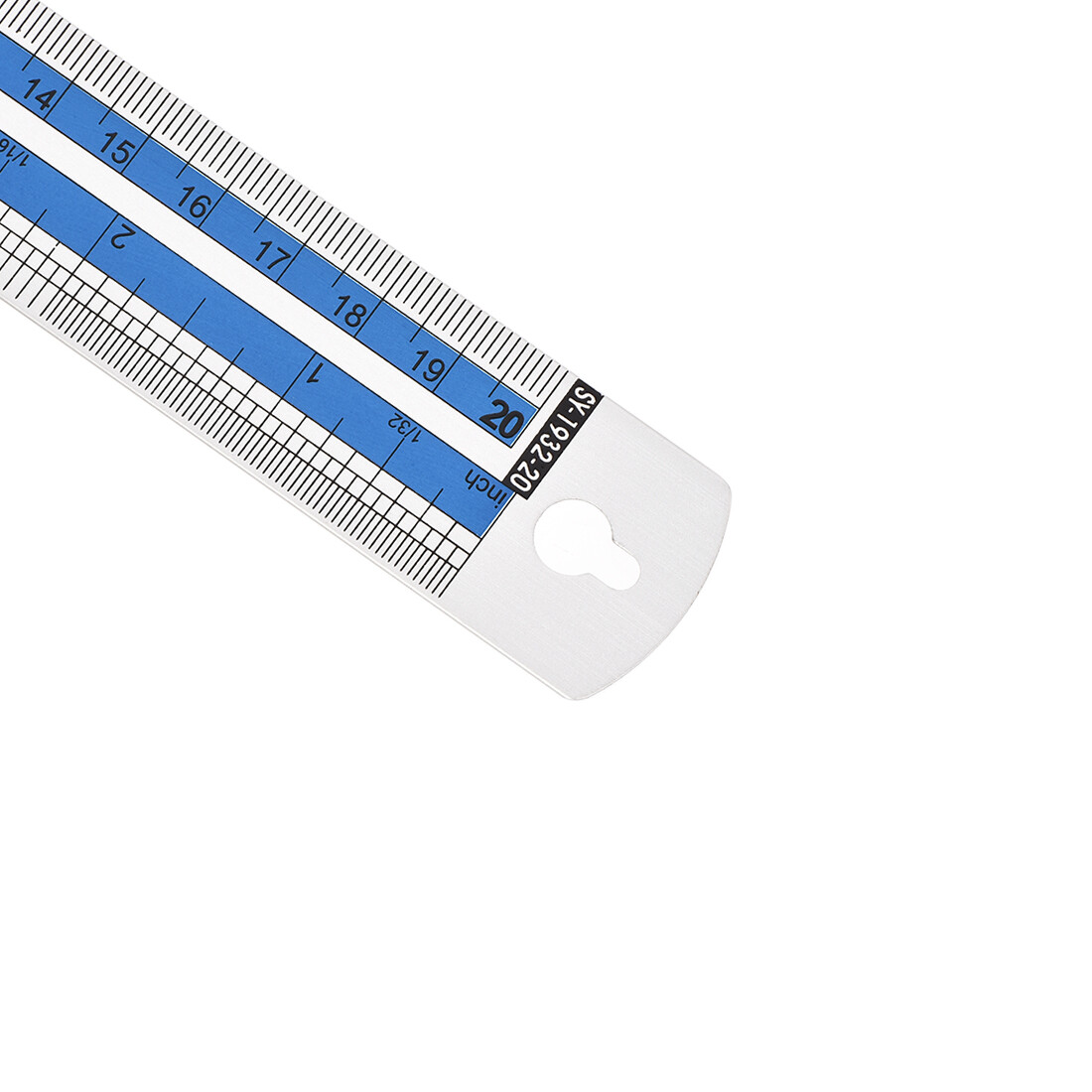 2 Stück Alu Lineale 8" 20 cm Präzision Lineal Metrisches Imperiales ...