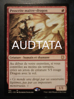 mtg magic Dragonmaster Outcast FRENCH vf fr Proscrite maître-dragon | eBay