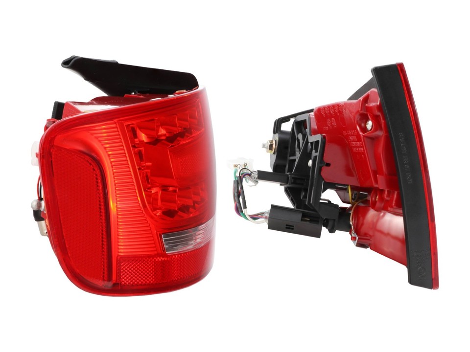 DEPO Real OEM RS4 Look LED Red/Clear 4PCS Tail Light 09-12 Audi A4 B8 ...