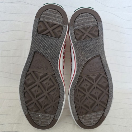 Converse Womens All Star Candy Cane Striped Red High Top Holiday Shoes ...