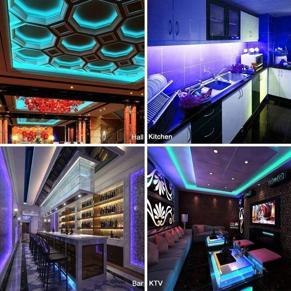 220V LED Strip Rope Lights IP67 5050 SMD Waterproof Outdoor Indoor Lamp ...