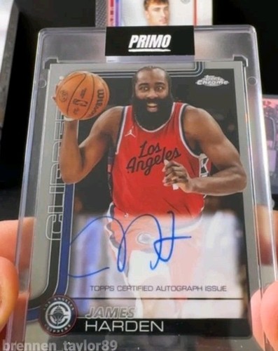 2025 Topps Chrome James Harden Auto #TCA-JH The BEARD Autograph AU ...