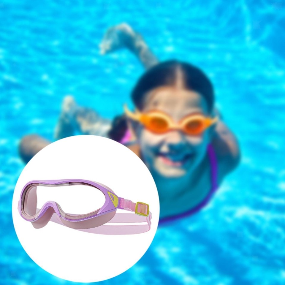 Kids Swim Goggles Swimming Goggles Silicone Comfortable Fit | eBay UK