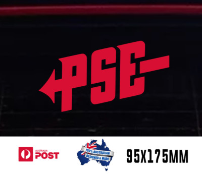 2x PSE Archery Hunting Windshield Windscreen Laptop Sticker Decal 175mm ...
