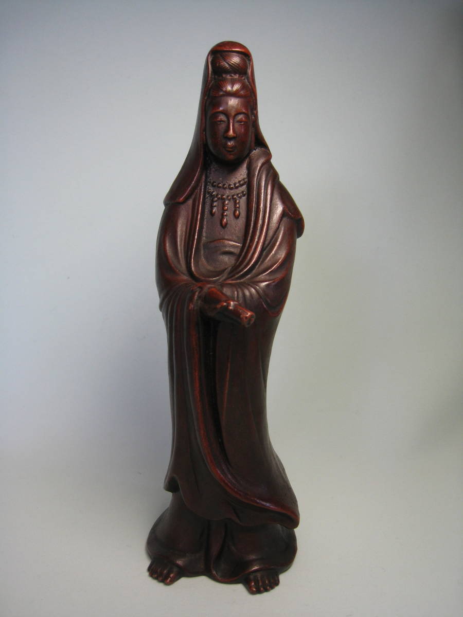 Bizen Ware St. Kannon Bodhisattva Statue, Height Approx. 24Cm | eBay