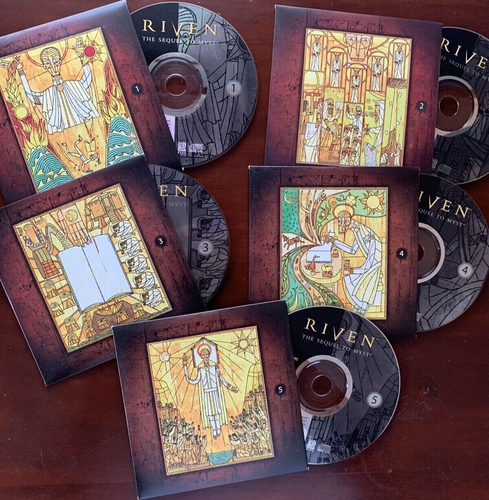 RIVEN Sequel to Myst Windows Mac Vintage 1997 Graphic Game Retro PC no ...