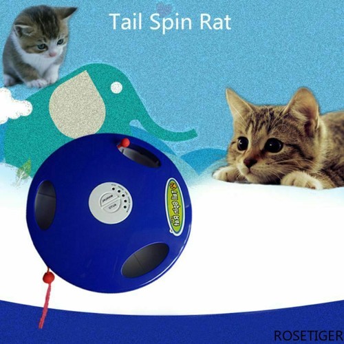 Interactive Cat Toy Electric Automatic Funny Toy Multiposition Pet Tail ...