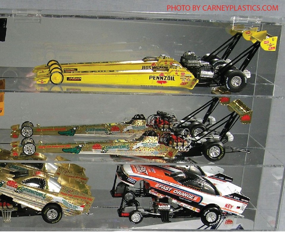 NHRA Diecast Display Case 10 - 1:24 Top Fuel Dragster | eBay