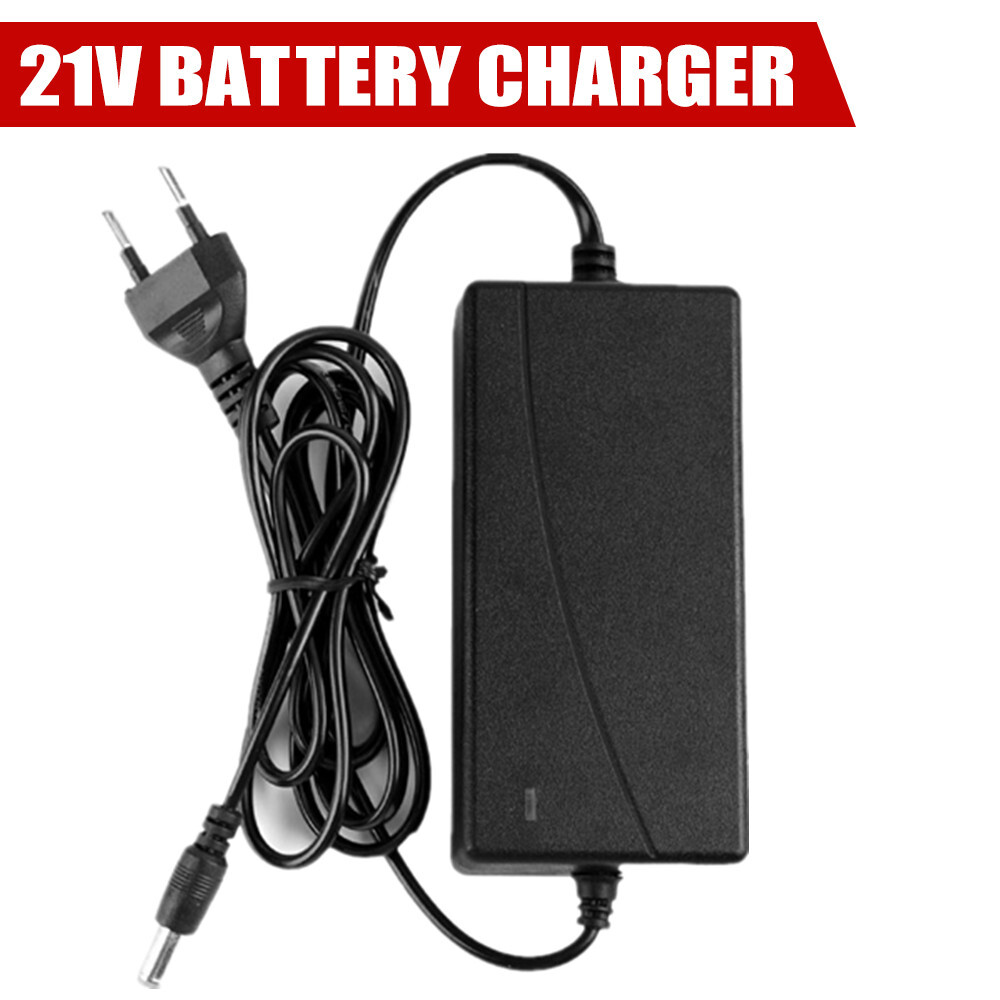 DC 21V EU-PLUG Ladegerät Adapter Für 18-21V Wiederaufladbarer Li-Ionen ...