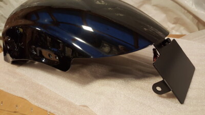 TRIUMPH ROCKET 3 SHORT - SCULPTED - REAR MUDGUARD & NUMBER PLATE ...