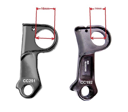 CUBE # 10063 / # RR 16-03240 - Rear Gear Mech Hanger Axle Cap & Screw ...