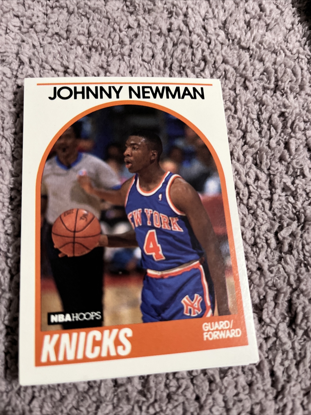 1989-90 Hoops Basketball Card 58 Johnny Newman New York Knicks | eBay
