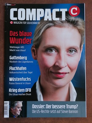 COMPACT Magazin 10/2017 - selten! "Das Blaue Wunder" - Alice Weidel ...