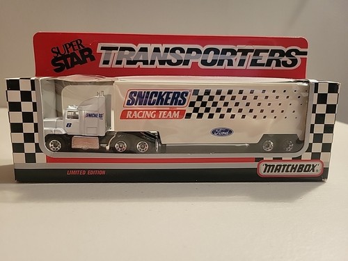 Matchbox Super Star Transporters Snickers Racing Team Nascar Hauler ...