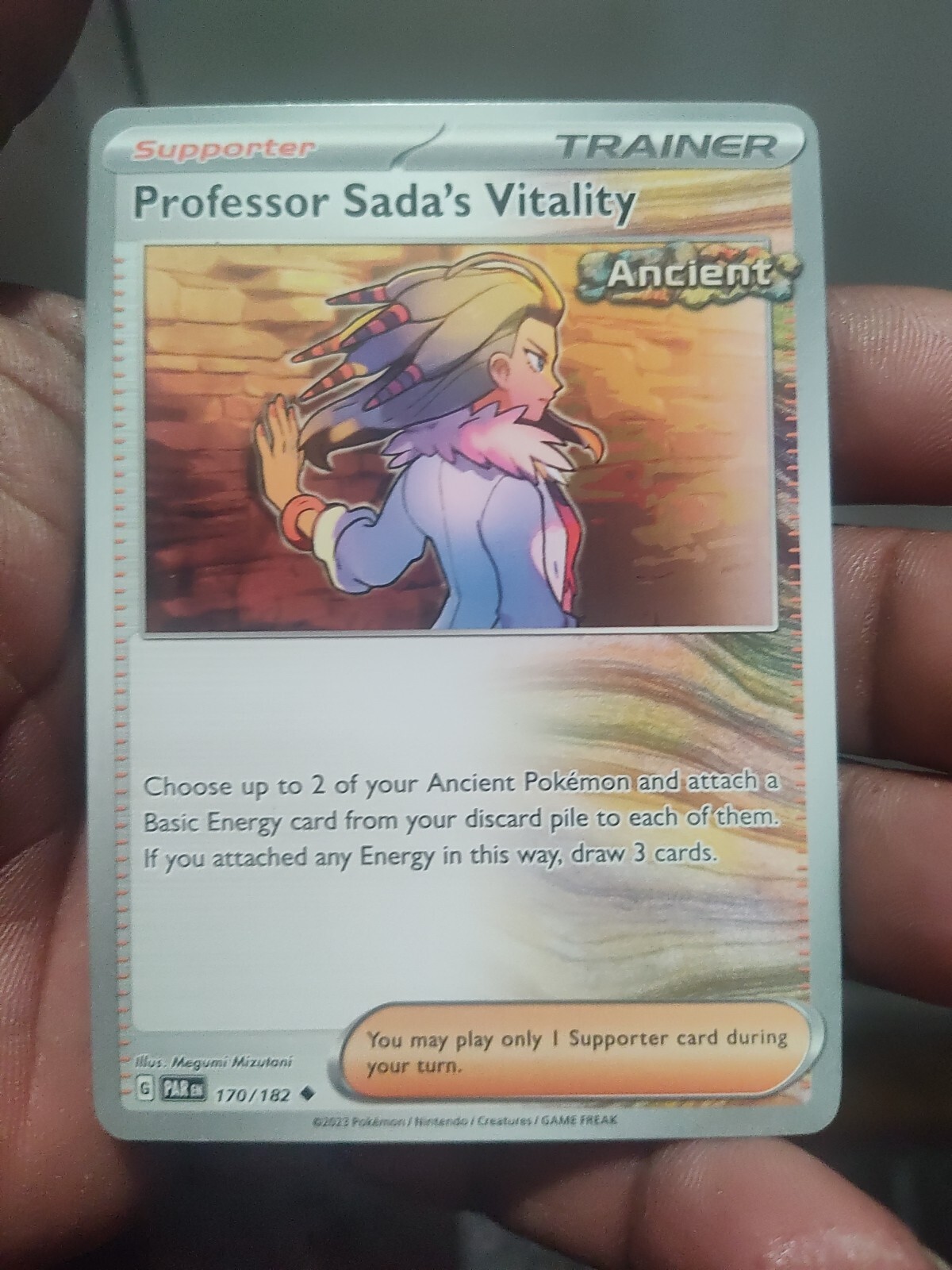 Professor Sada's Vitality 170/182 Uncommon | SV: Paradox Rift | Pokemon ...