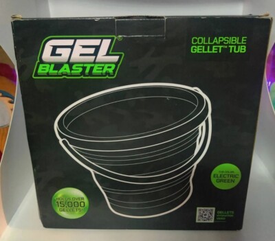 Gel Blaster Collapsible Ammo Tub 1.5 Gl Bucket Holds 15,000+ Gellets ...
