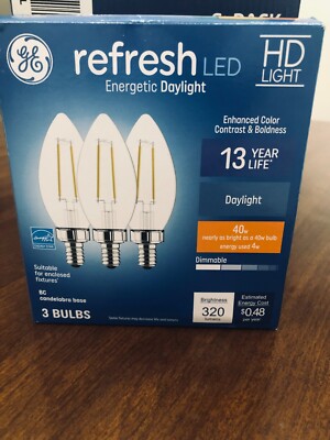 Refresh LED energetic daylight 3 bulbs 40 watts | eBay