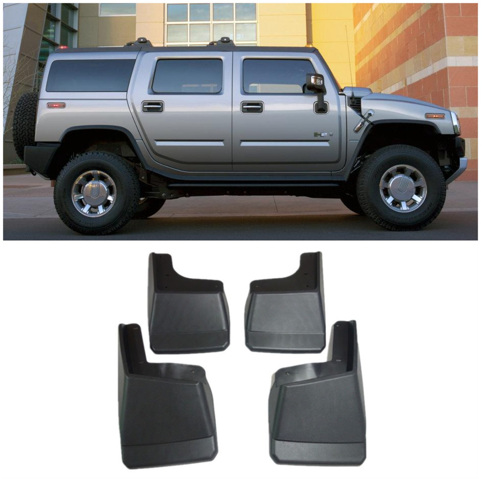 Mudguards Fender Mud Flaps Splash Guard Protector For 2003-2009 Hummer ...