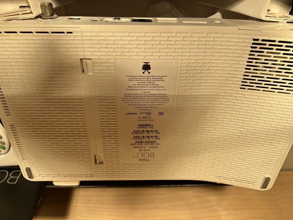 TiVo Bolt 1000 GB DVR (Old Version) - Digital Video Recorder and ...