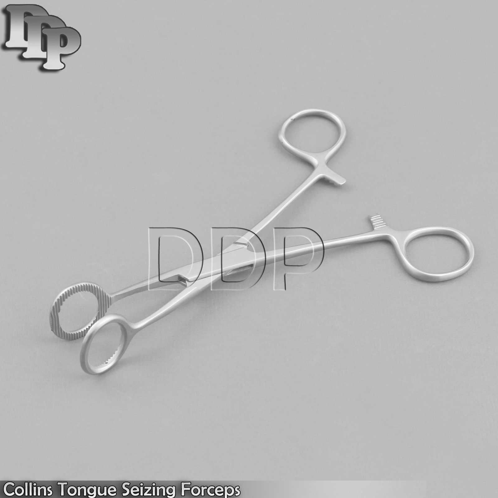 3× Collins Tongue Seizing Forceps 6.5" Jaws 20mm Surgical Instruments ...