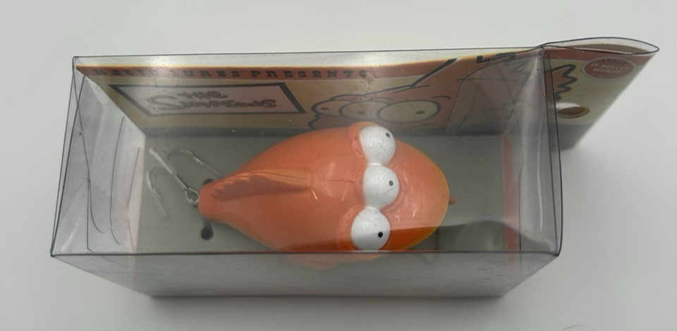 Vintage The Simpsons 2002 RARE Toxic Tuna Blinky By Relic Fishing Lures ...
