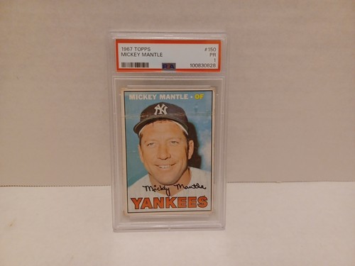 1967 Topps #150 Mickey Mantle New York Yankees PSA 1 | eBay
