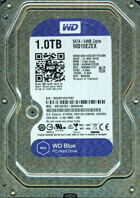 WD10EZEX-00WN4A0, DCM: HANNHT2CEB WESTERN DIGITAL SATA 1TB NOV 2015 ...