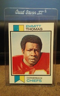 1973 Topps Football #107 Emmitt Thomas Kansas City Chiefs HOF ...