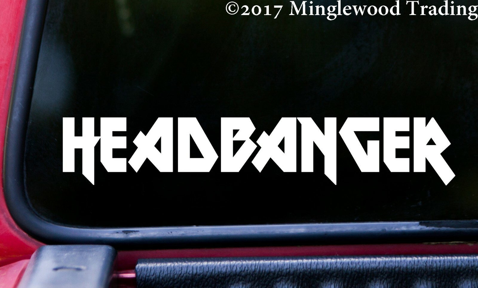HEADBANGER Vinyl Sticker -V2- Heavy Metal Hard Rock Head Banger - Die ...