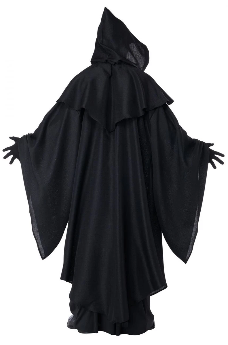 Black Hooded Robe Costume