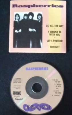 *UNPLAYED* Eric Carmen RASPBERRIES Lil Bit of Gold MINI 3 INCH CD GOLD ...