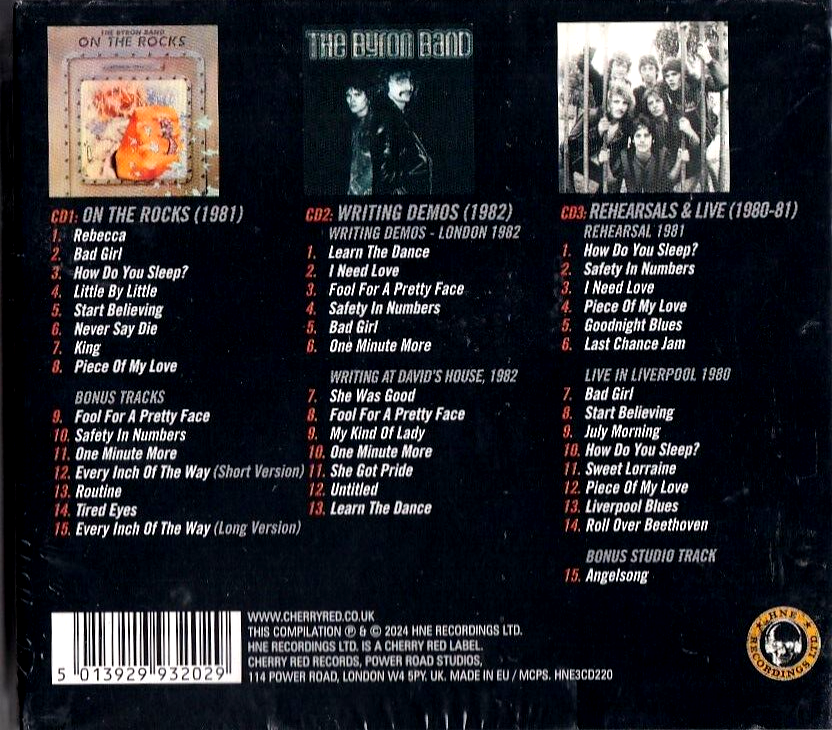 The Byron Band featuring David Byron & Robin George – On The Rocks ...