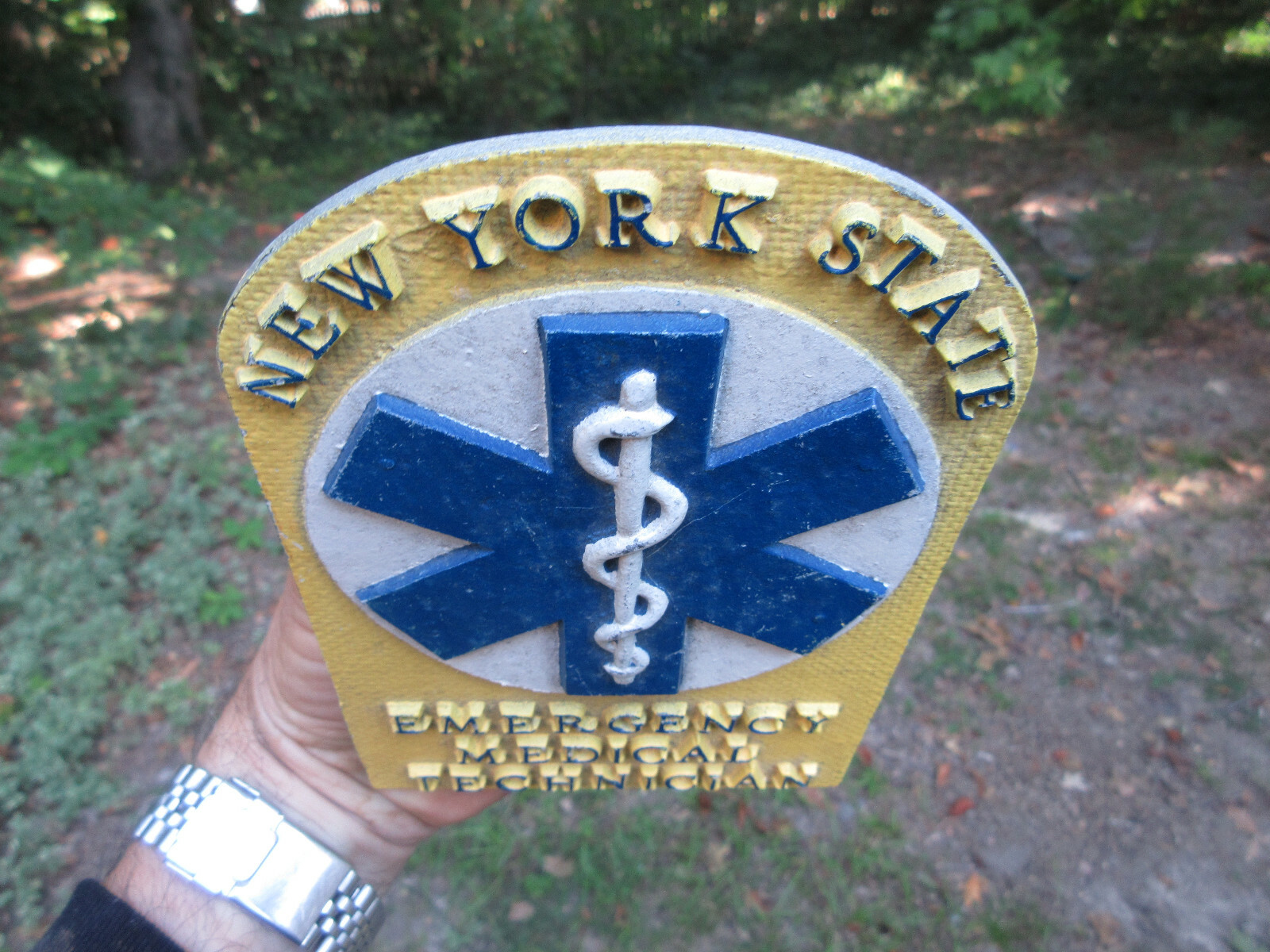 New York State Emergency Medical Technician Bumper Grille Badge NYS EMT ...