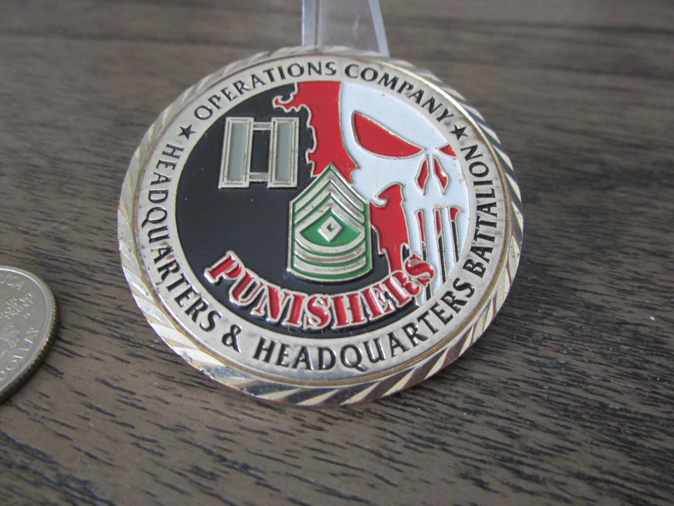 US Army 1st Infantry Division HHBN Operations Company Challenge Coin ...