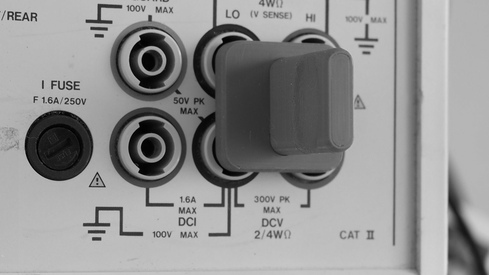 4 Wire DMM short gold plugs PCB with handle for HP/Agilent/Keithley 6,7 ...