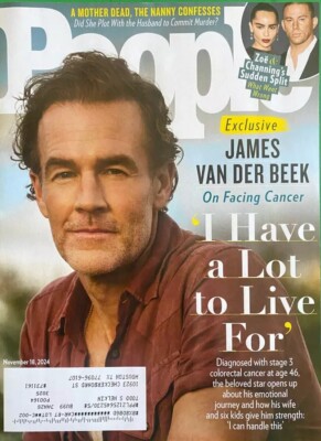 JAMES VAN DER BEEK People Magazine 11/18/24 | eBay