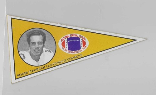 1979 NFLPA Pennant Stickers ROGER STAUBACH Cowboys Nm | eBay
