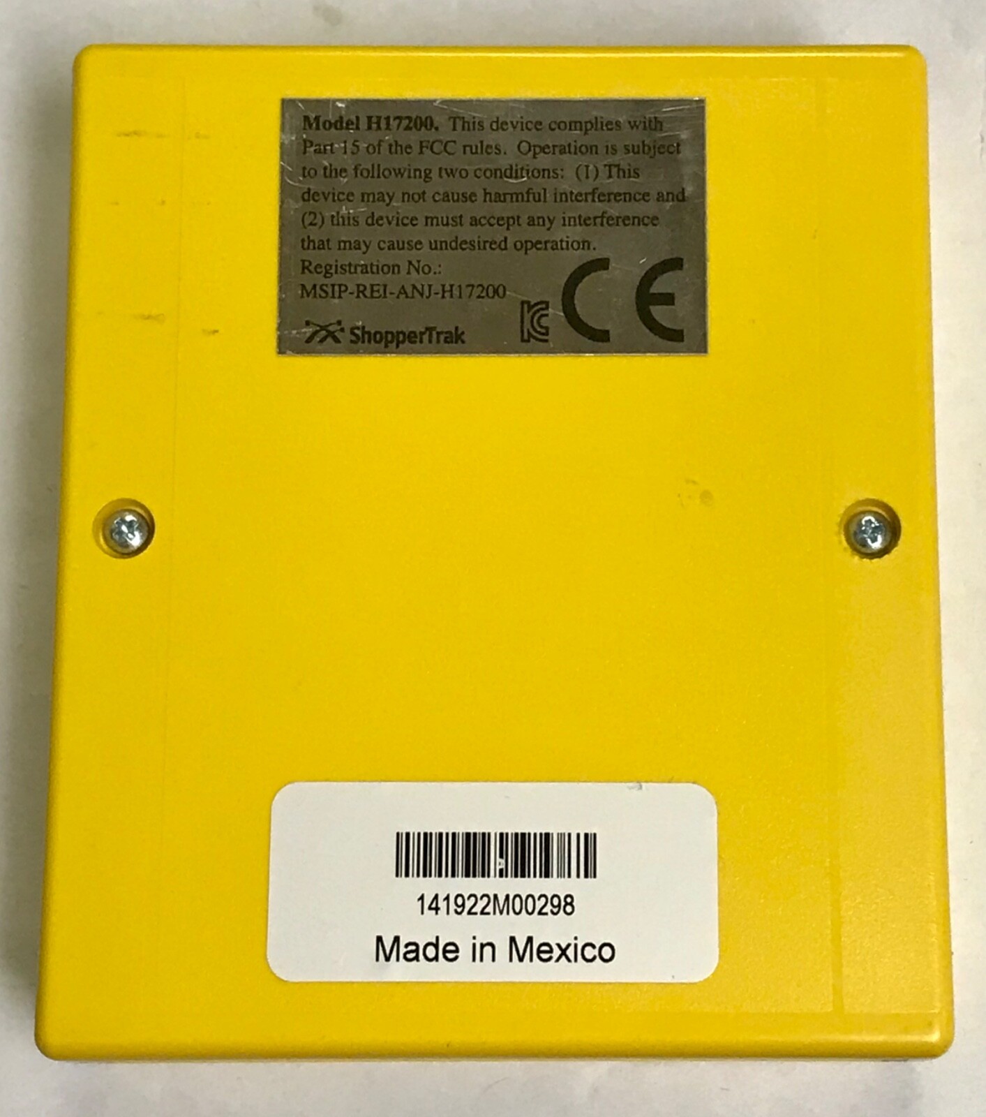SHOPPERTRAK ST600 Model H17200 24V Customer Counting Tracker Module | eBay
