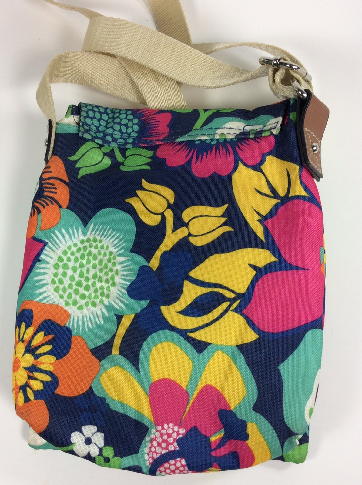 Lily Bloom Mini Crossbody Purse Bag Blue Floral Tropical | eBay